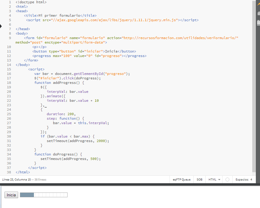 HTML5 - Formularios(V). Otras etiquetas