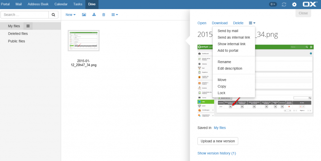 Groupware.Instalando Open Xchange