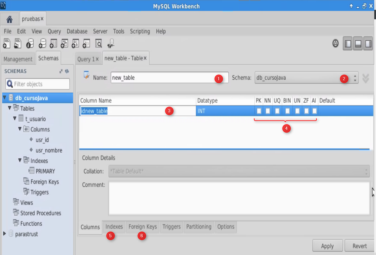 MySQL- Utilizando Workbench