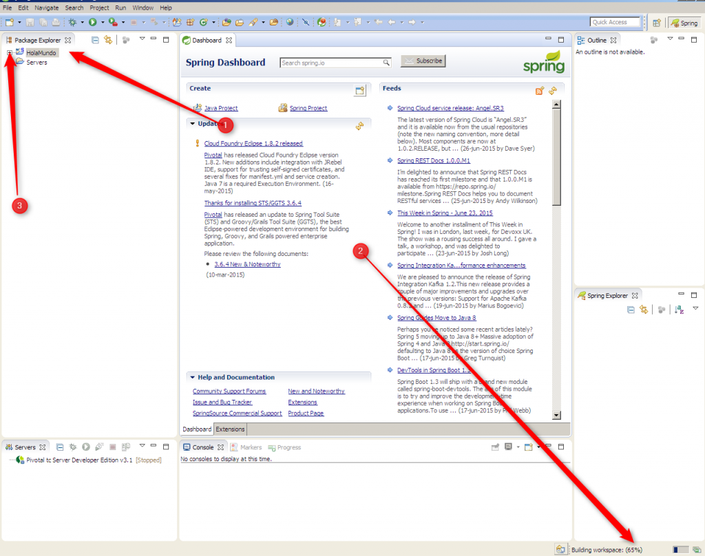 Spring - Desarrollo con Eclipse y STS