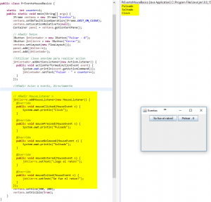 Java para programadores (9.4) - Gestión de eventos en swing