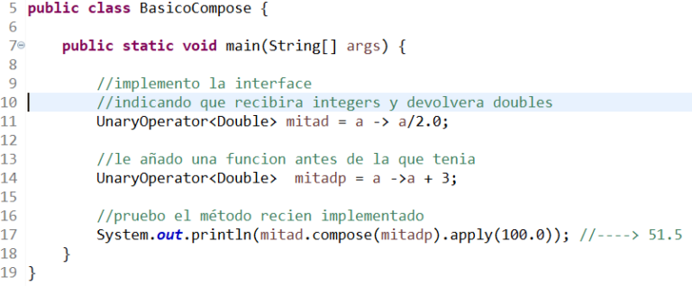 Java 8 - Interfaz funcional UnaryOperator