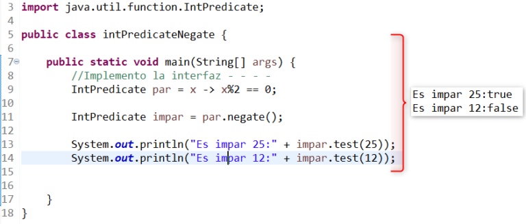 Java 8 - Interfaz funcional IntPredicate