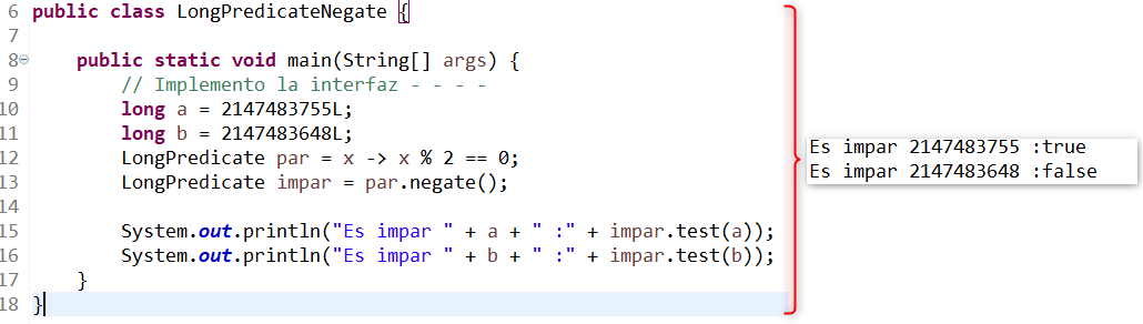 Java 8 - Interfaz funcional LongPredicate - Recursos para formacion